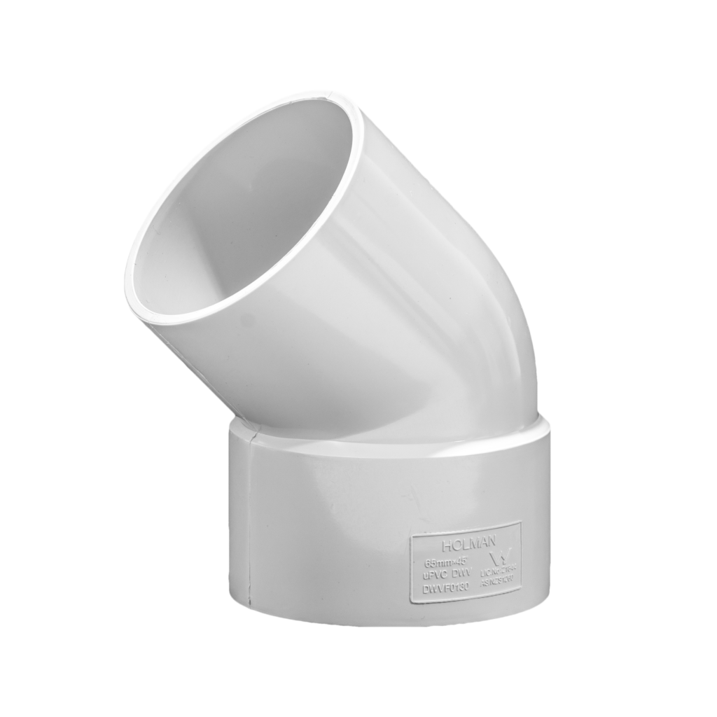 DWV PVC BEND MALE & FEMALE PLAIN FITTING - Holman Industries