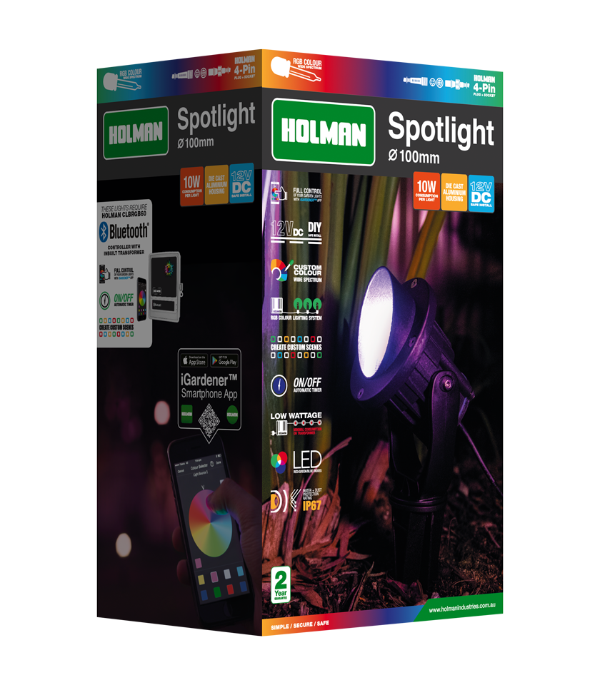 100mm RGB Colour Spotlight