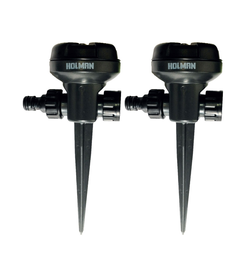 8 Function Sprinkler with Spike (Twin Pack) - Holman Industries