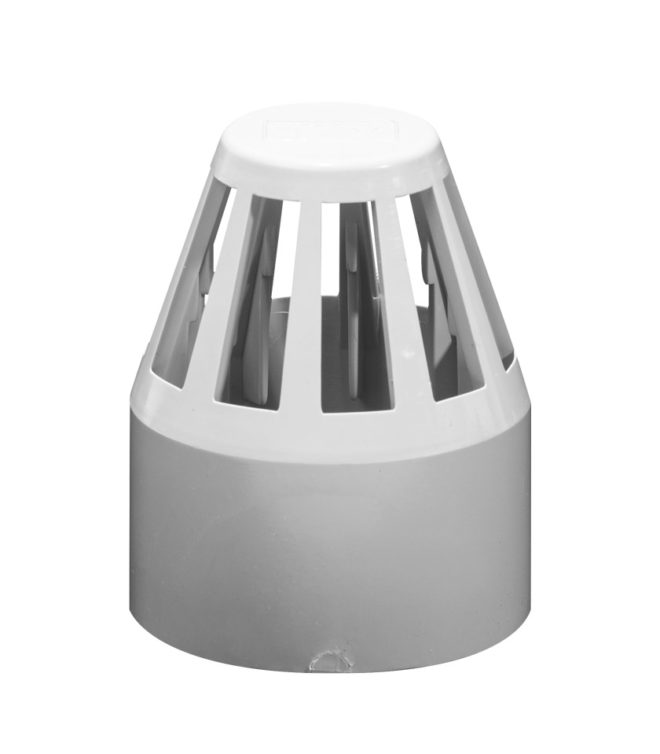 DWV PVC VENT COWL Plain or Insect Proof - Holman Industries