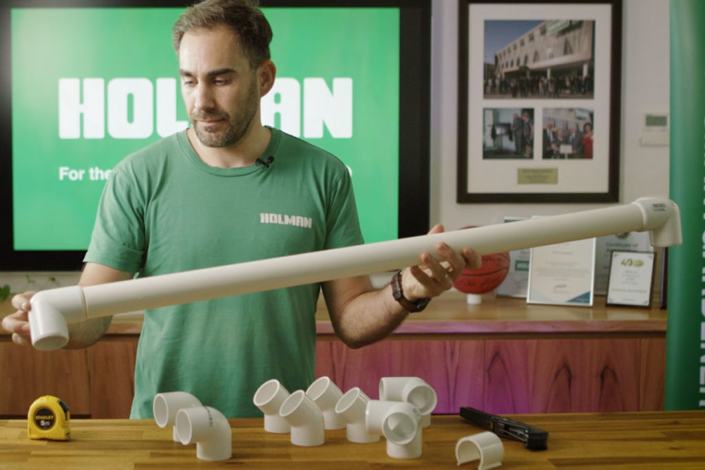 How to make DIY PVC Soccer Goals for Kids - Holman Industries