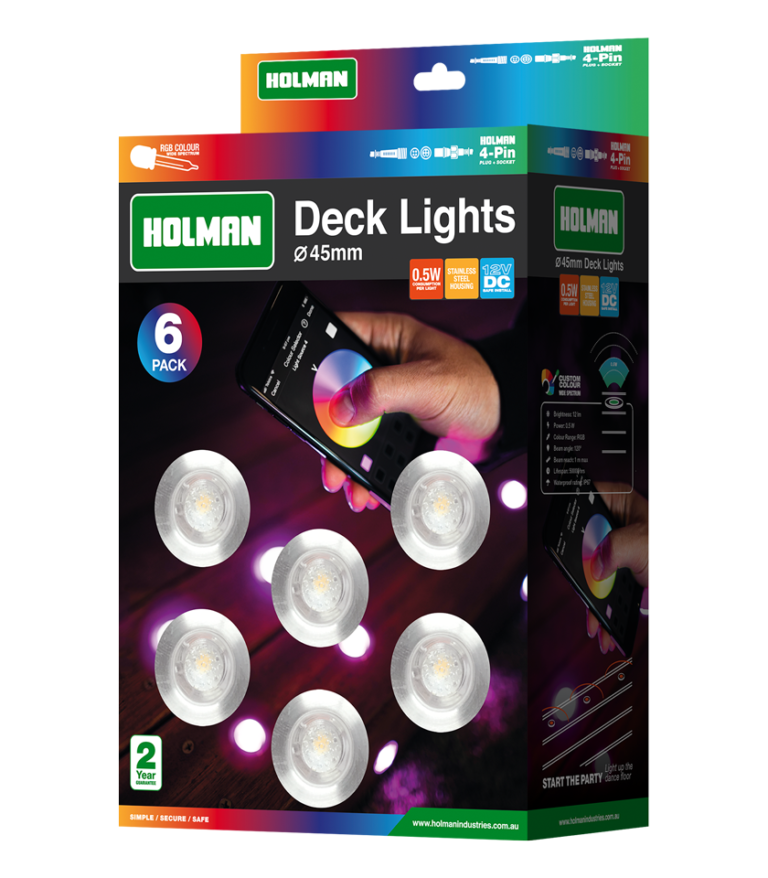 45mm RGB Colour Deck Lights
