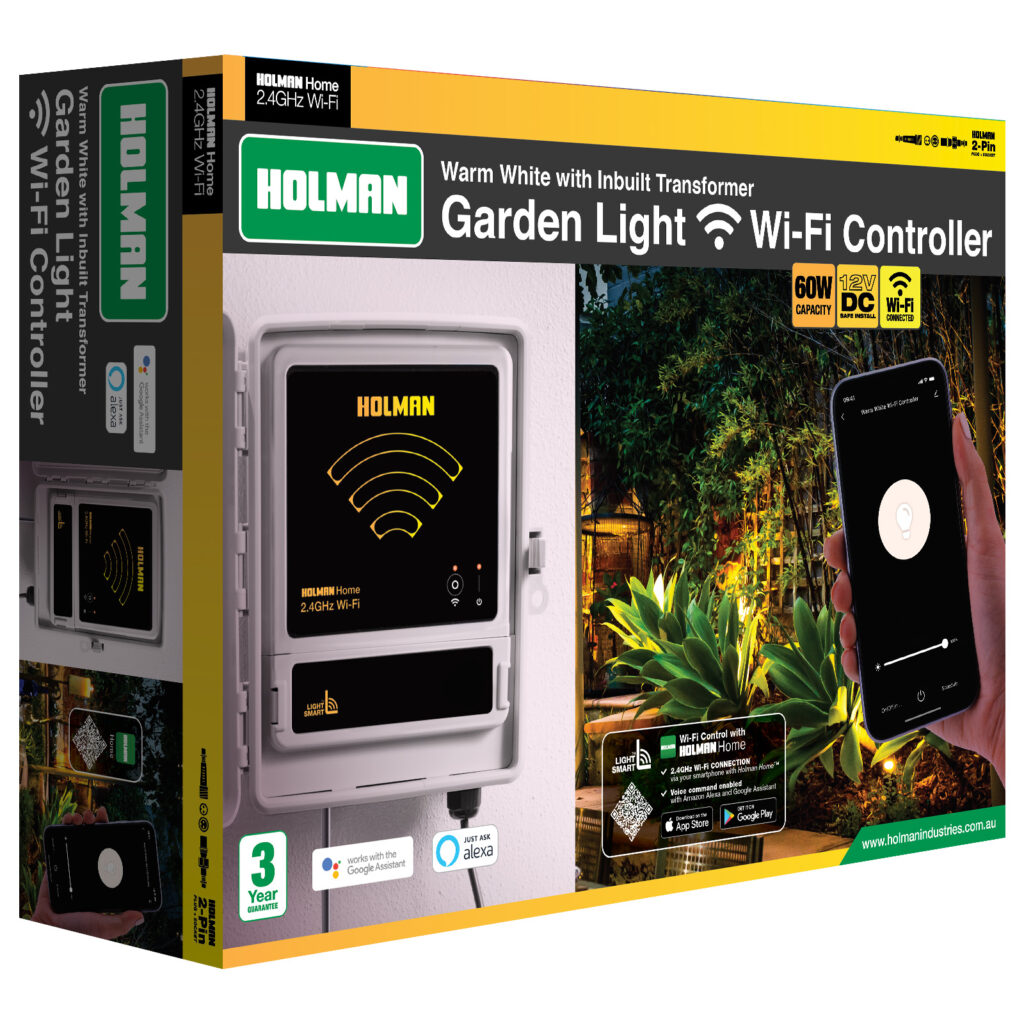 Holman Wi-Fi Garden Light Controller with RGB Colour