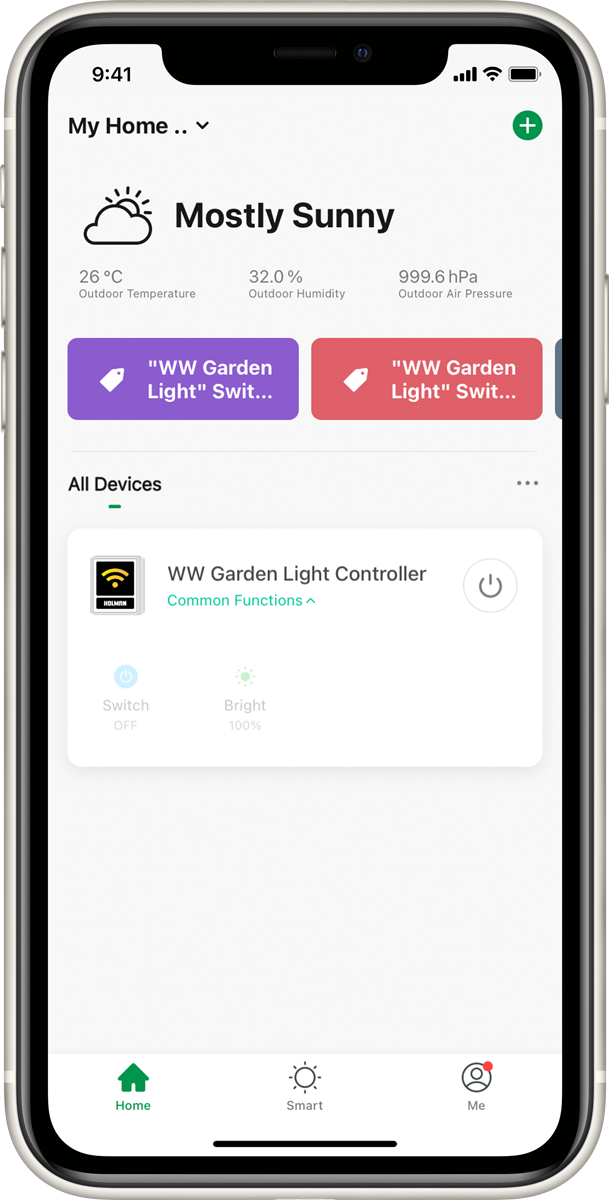 Holman Wi-Fi Garden Light Controller with RGB Colour